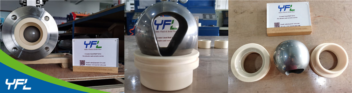 Ceramic V-Port Ball Valve for lime slurry | API 6D ball valve ...