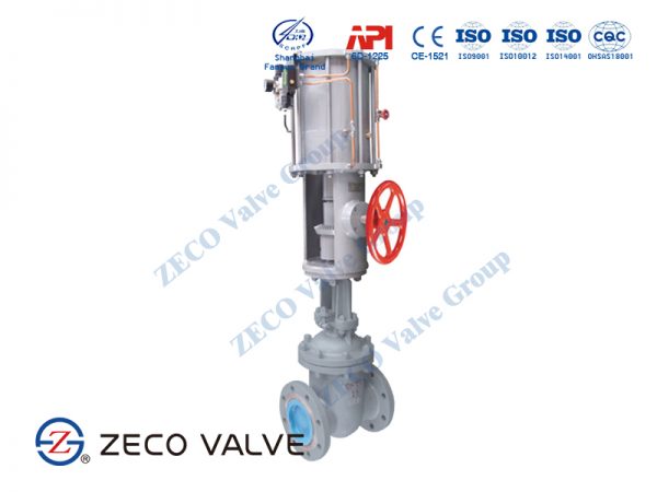 Pneumatic Gate Valve - Pneumatic Knife Gate Valve | ZECO Valve