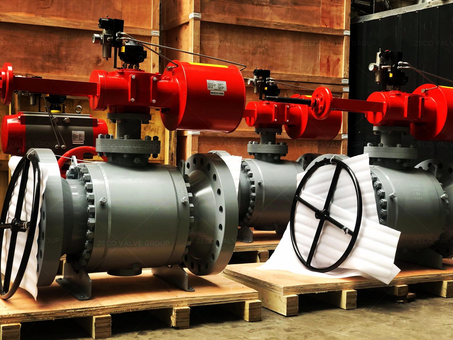 Pneumatic Ball Valve - Actuated Ball Valve | ZECO Valve